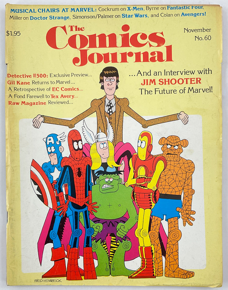 The Comics Journal #60 - Jim Shooter Interview – Stuart Ng Books
