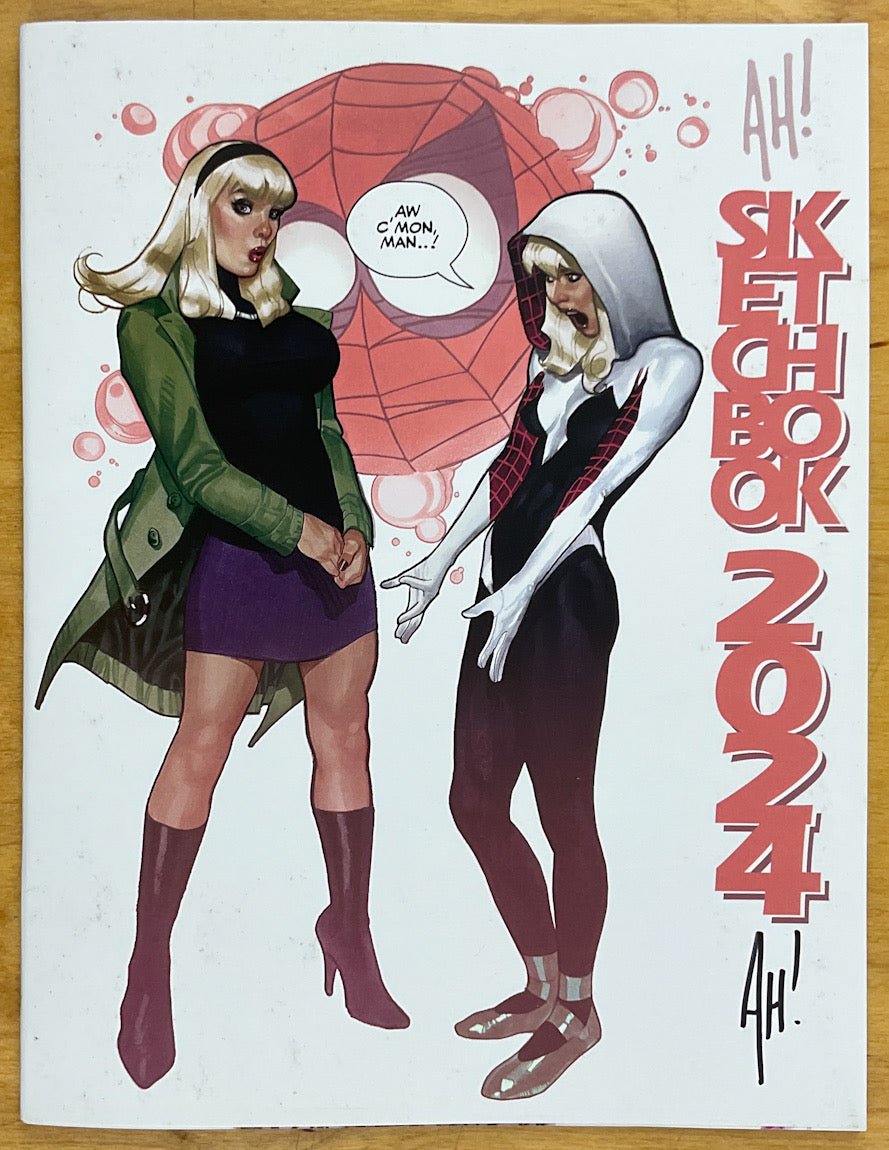 Adam Hughes Sketchbook 2024 - Signed – Stuart Ng Books