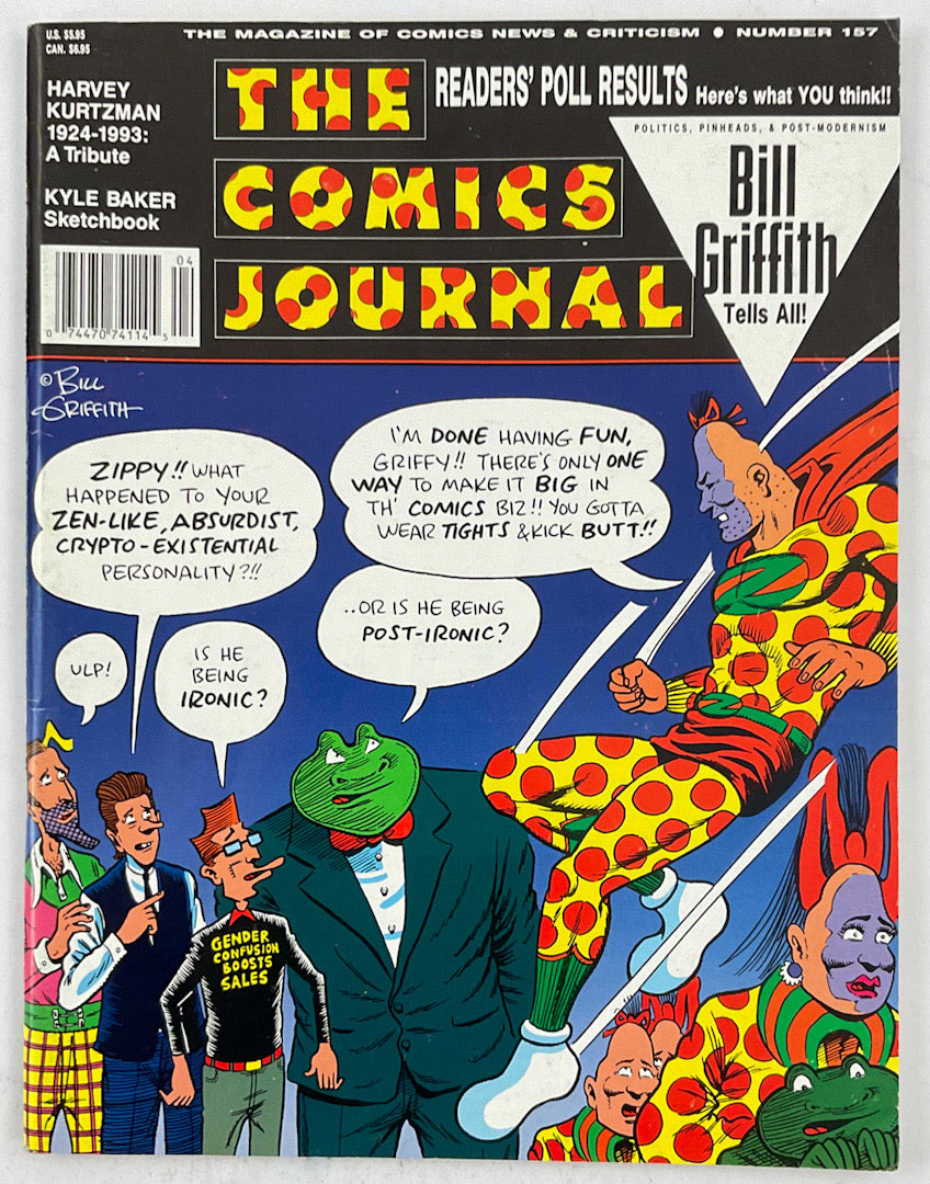 The Comics Journal #157 - Bill Griffith Interview – Stuart Ng Books