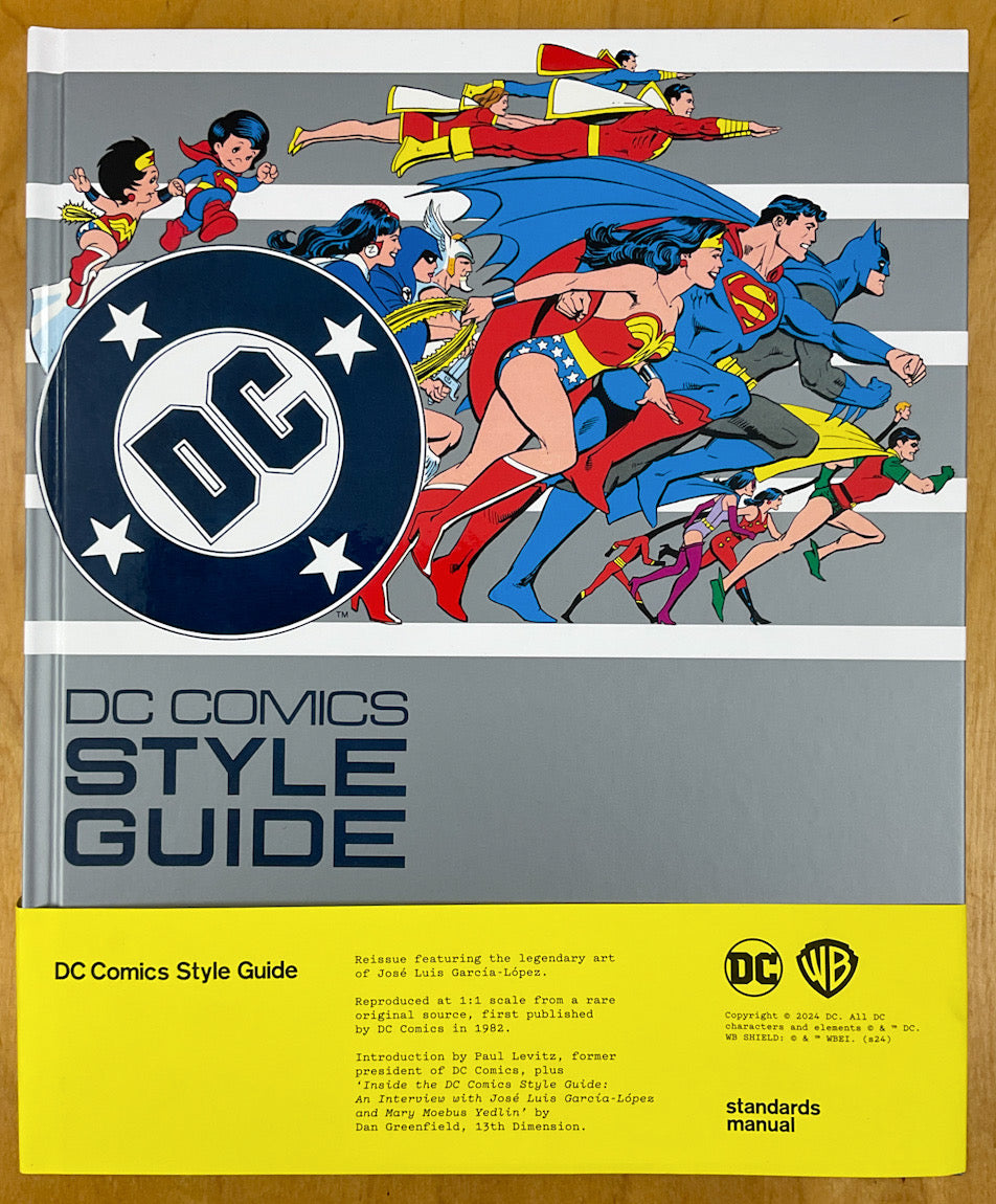 DC Comics Style Guide (1982) – Stuart Ng Books