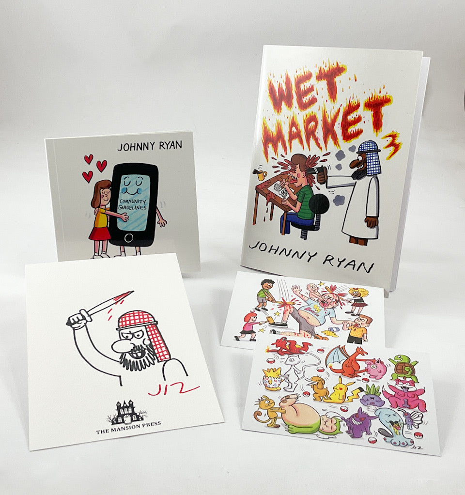 Johnny Ryan's Wet Market Number 3 Collector's Pack - Signed with a Dra ...