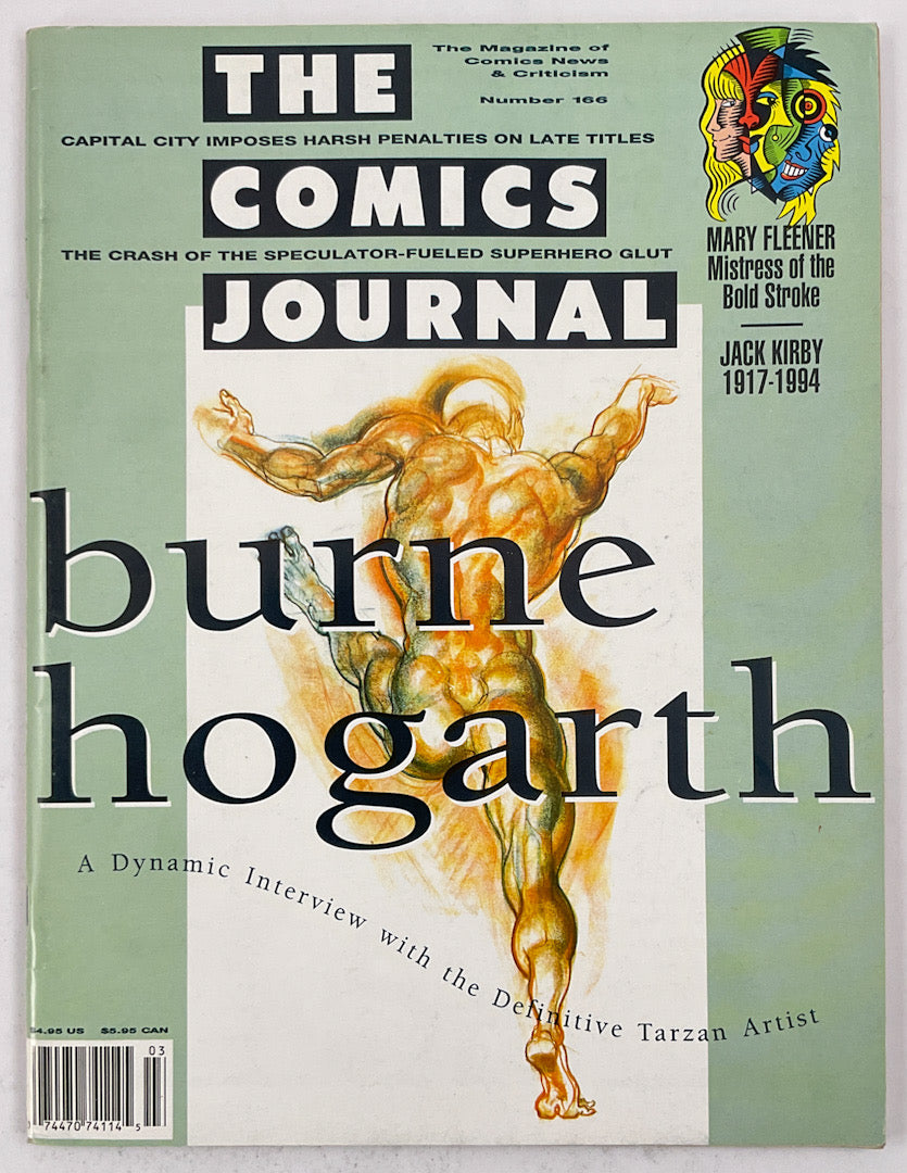 The Comics Journal #166 - Burne Hogarth Interview – Stuart Ng Books