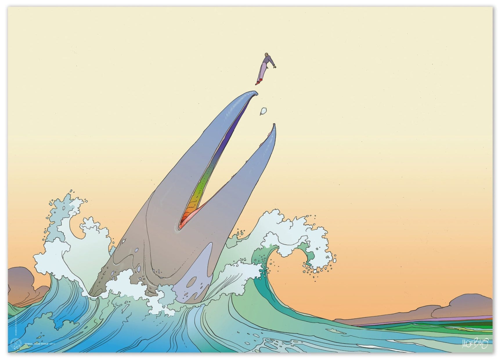 Monde d'Edena Good Whale Poster – Stuart Ng Books