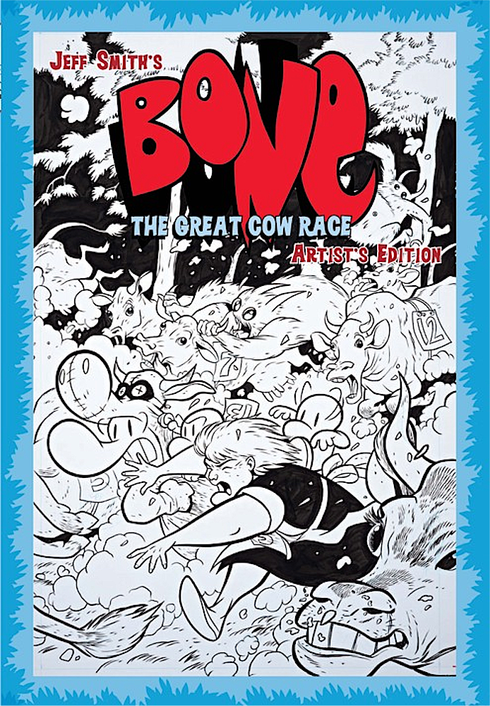 Jeff Smith's Bone: The Great Cow Race: Artist's Edition - Signed & Num ...