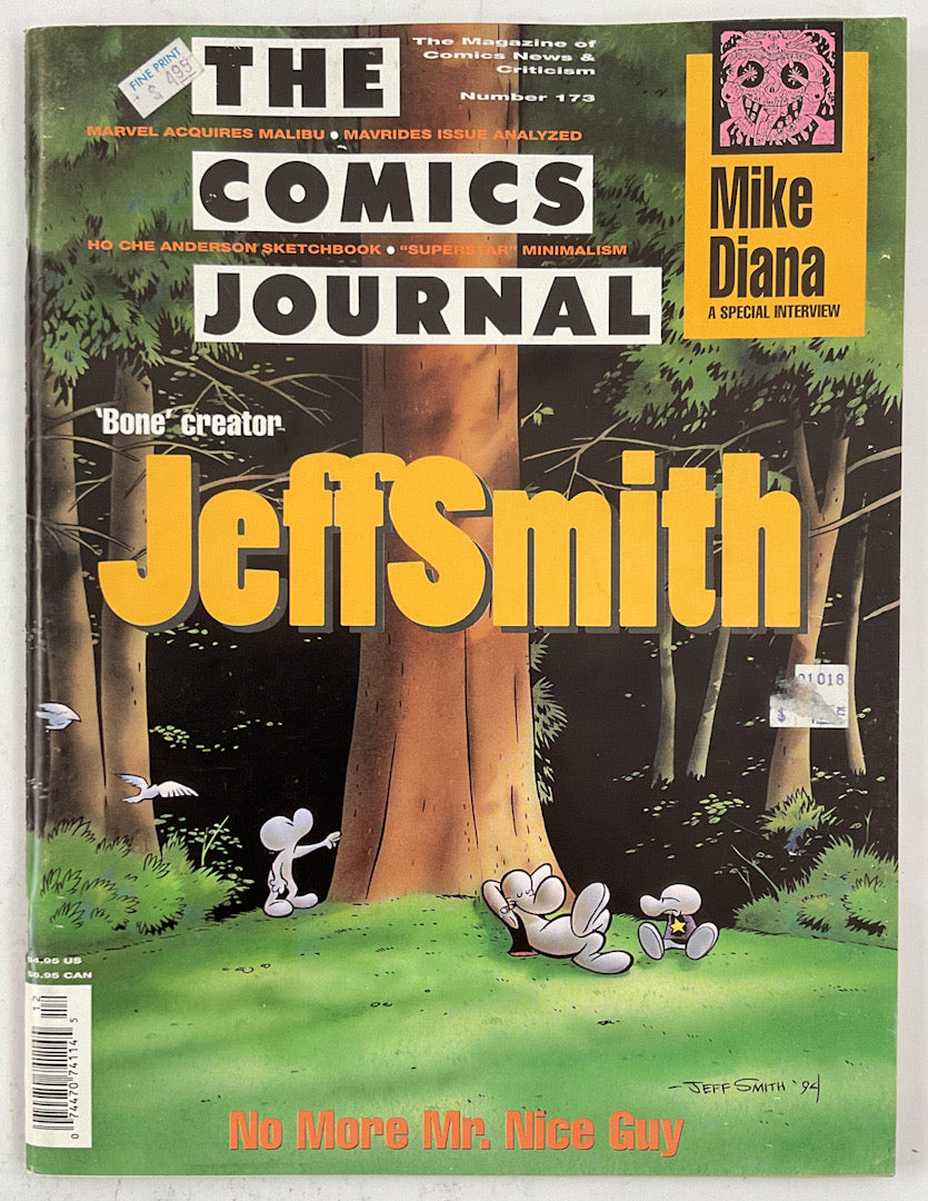 The Comics Journal #173 - Jeff Smith Interview – Stuart Ng Books