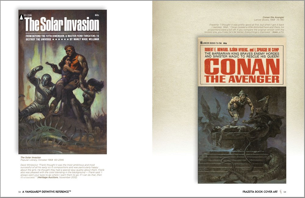Frazetta Book Cover Art: The Definitive Reference - Deluxe Slipcased H ...