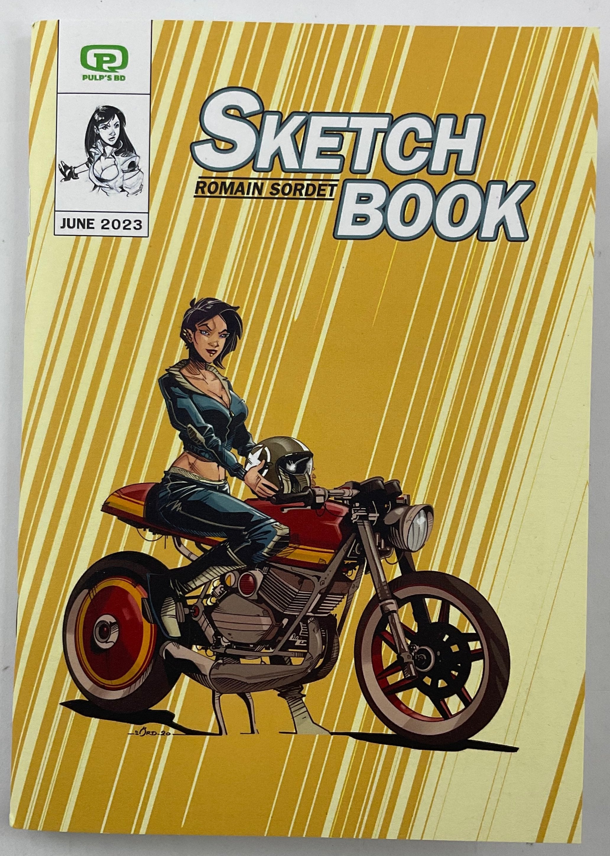 Romain Sordet Sketchbook - Signed – Stuart Ng Books