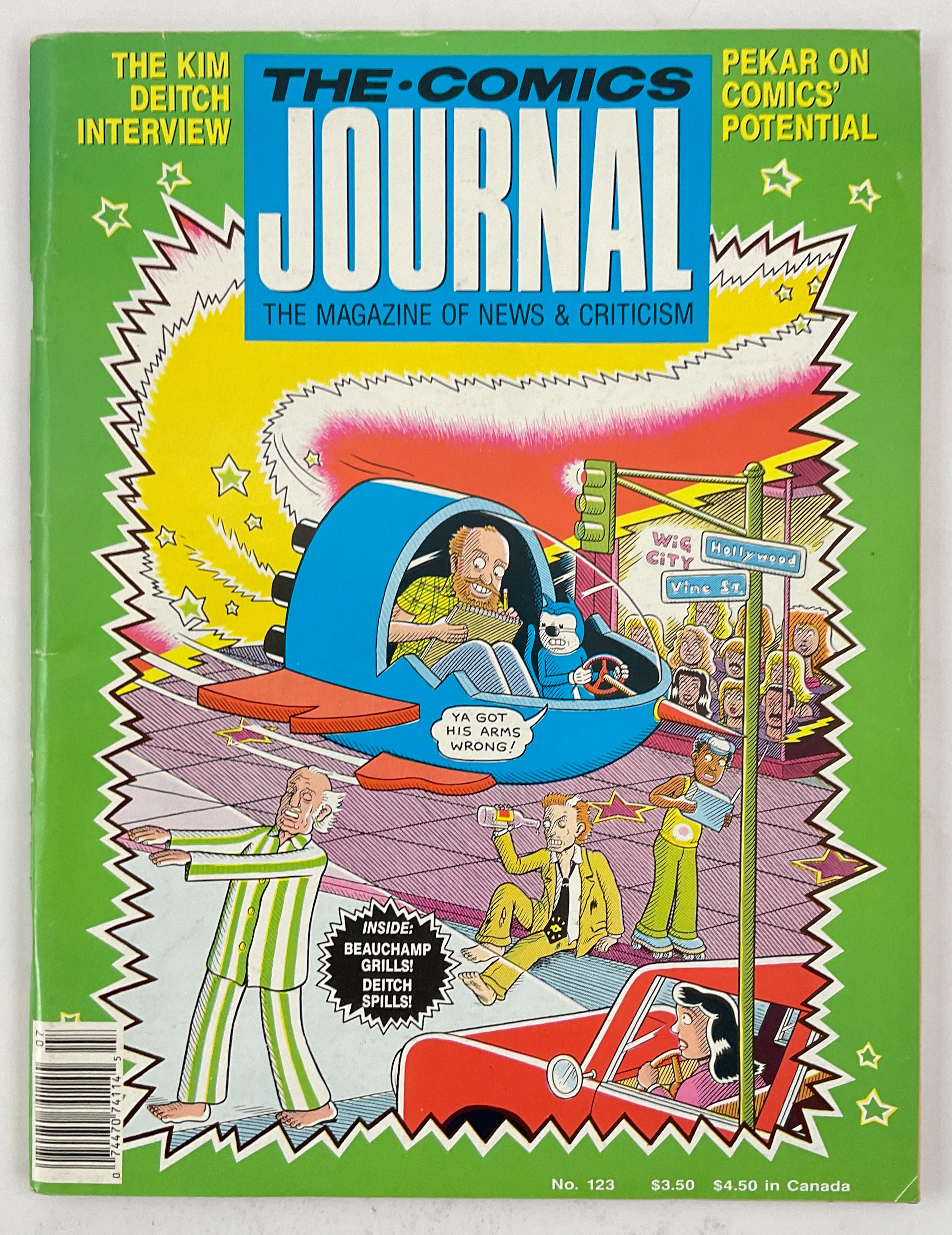 The Comics Journal #123 – Stuart Ng Books