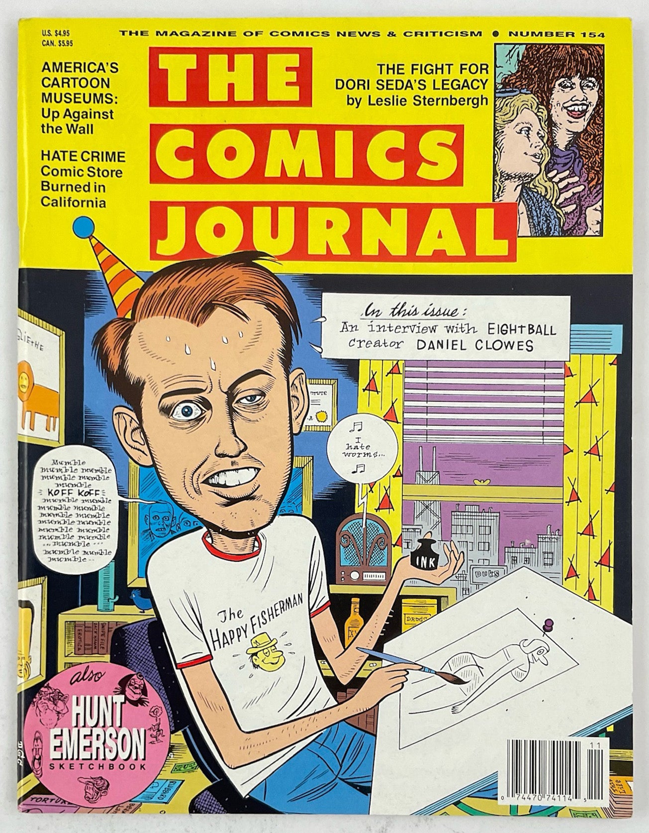 The Comics Journal #154 - Dan Clowes Interview – Stuart Ng Books