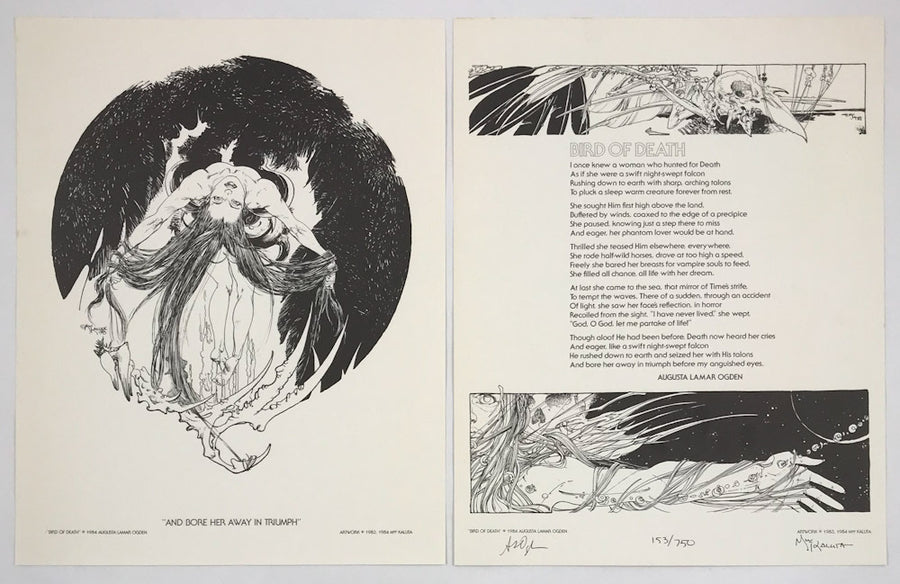 Bird of Death Portfolio - Signed & Numbered – Stuart Ng Books
