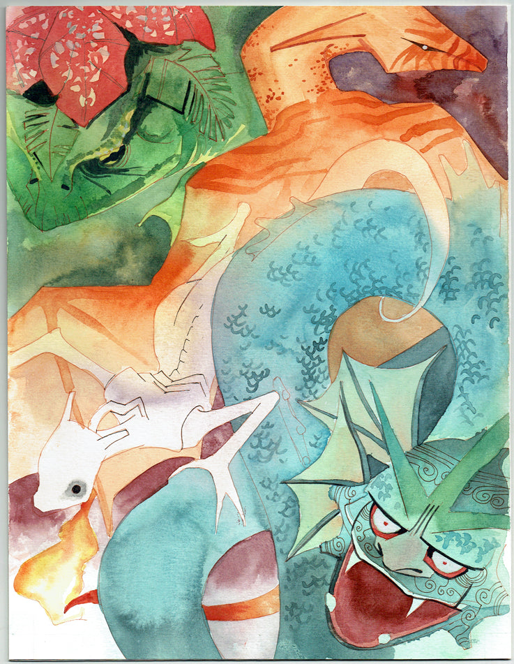 Watercolour Pokemon