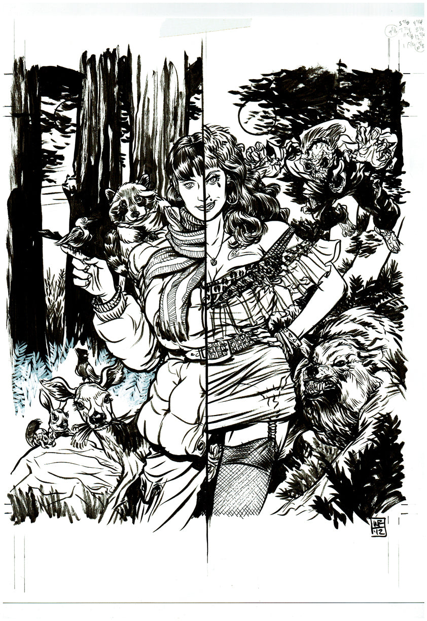 Original Ink Illustration - Nature – Stuart Ng Books