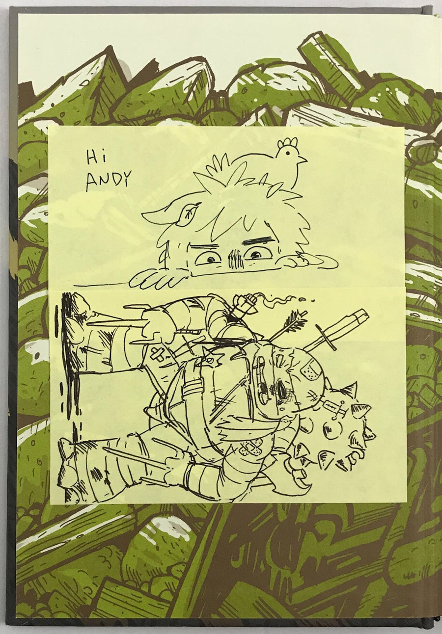 Daybreak - First Signed with a Drawing and Two Post-It Notes with Draw ...