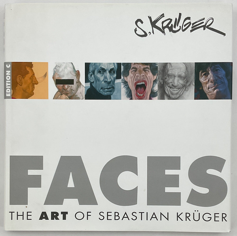 Faces: The Art of Sebastian Kruger - Signed – Stuart Ng Books