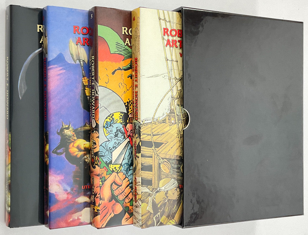 Robert E. Howard Art Chronology - 4 Volume Set in Slipcase - Leatherbo ...