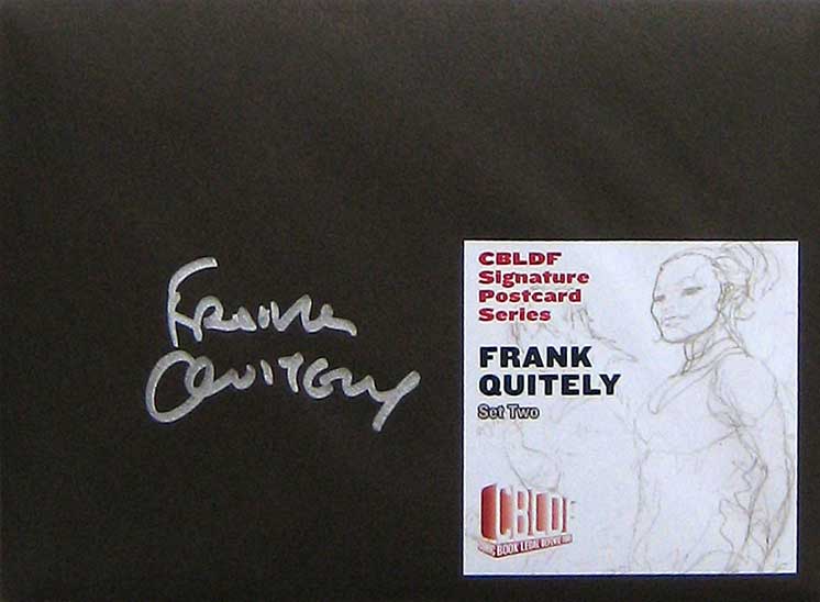 Frank Quitely Set Two (CBLDF Signature Postcard Series) (Signed ...