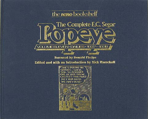 The Complete E.C. Segar Popeye - Vol. 11 - Dailies 1937-38 – Stuart Ng ...